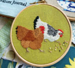 Fine Feathered Hens Hoop – Bustle & Sew