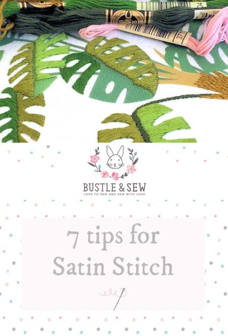 Some tips for super satin stitch – Bustle & Sew