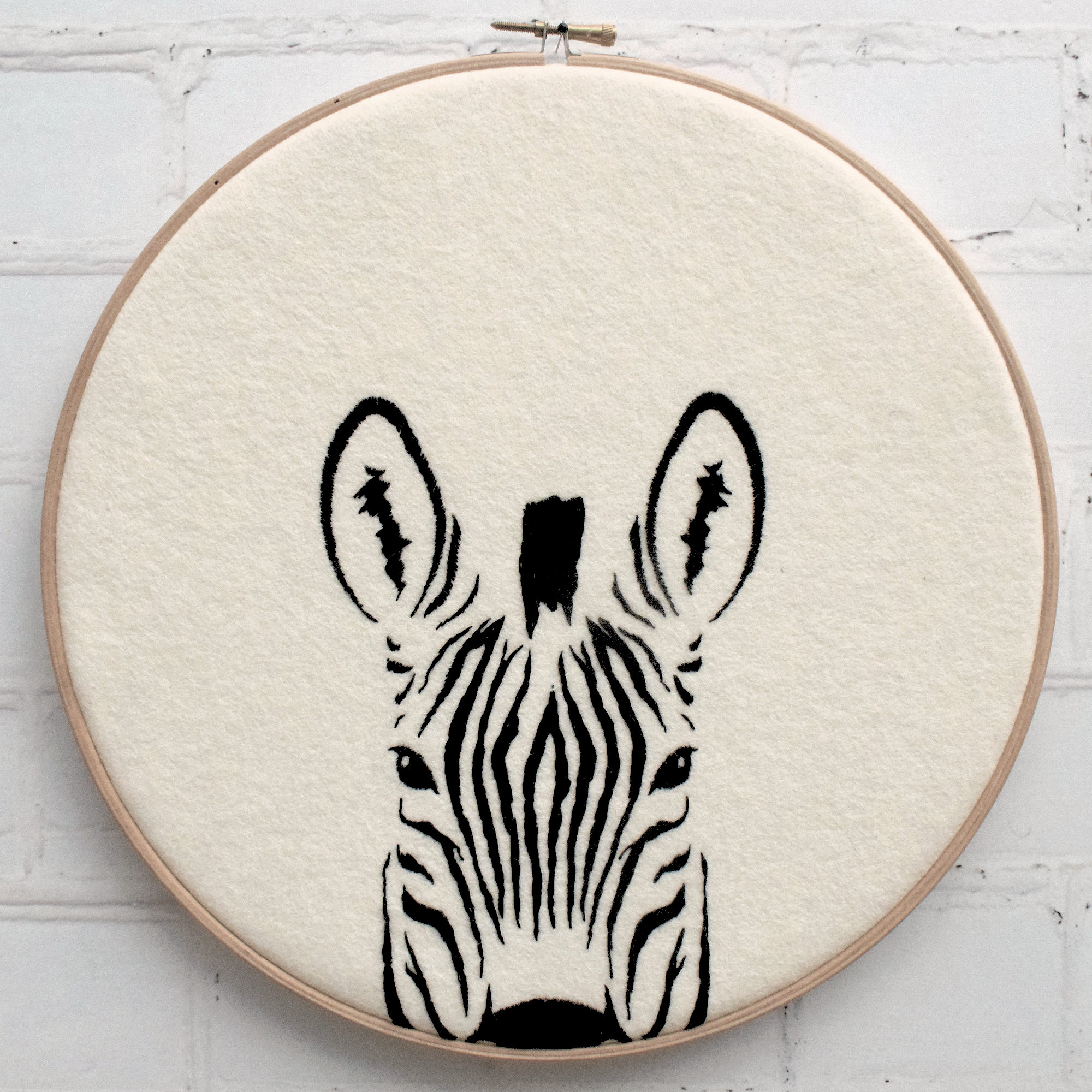 Hello Zebra! Hand Embroidery Kit – Bustle & Sew