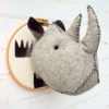 Felt Rhino Head – Bustle & Sew