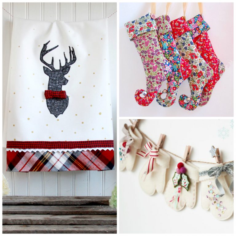 7 Free Christmas Sewing Tutorials we think You'll Love! – Bustle & Sew