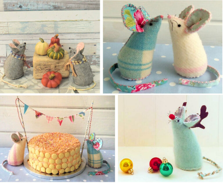 Pin cushion mice and a free magazine.... – Bustle & Sew