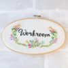 Embroidered Door Sign – Bustle & Sew